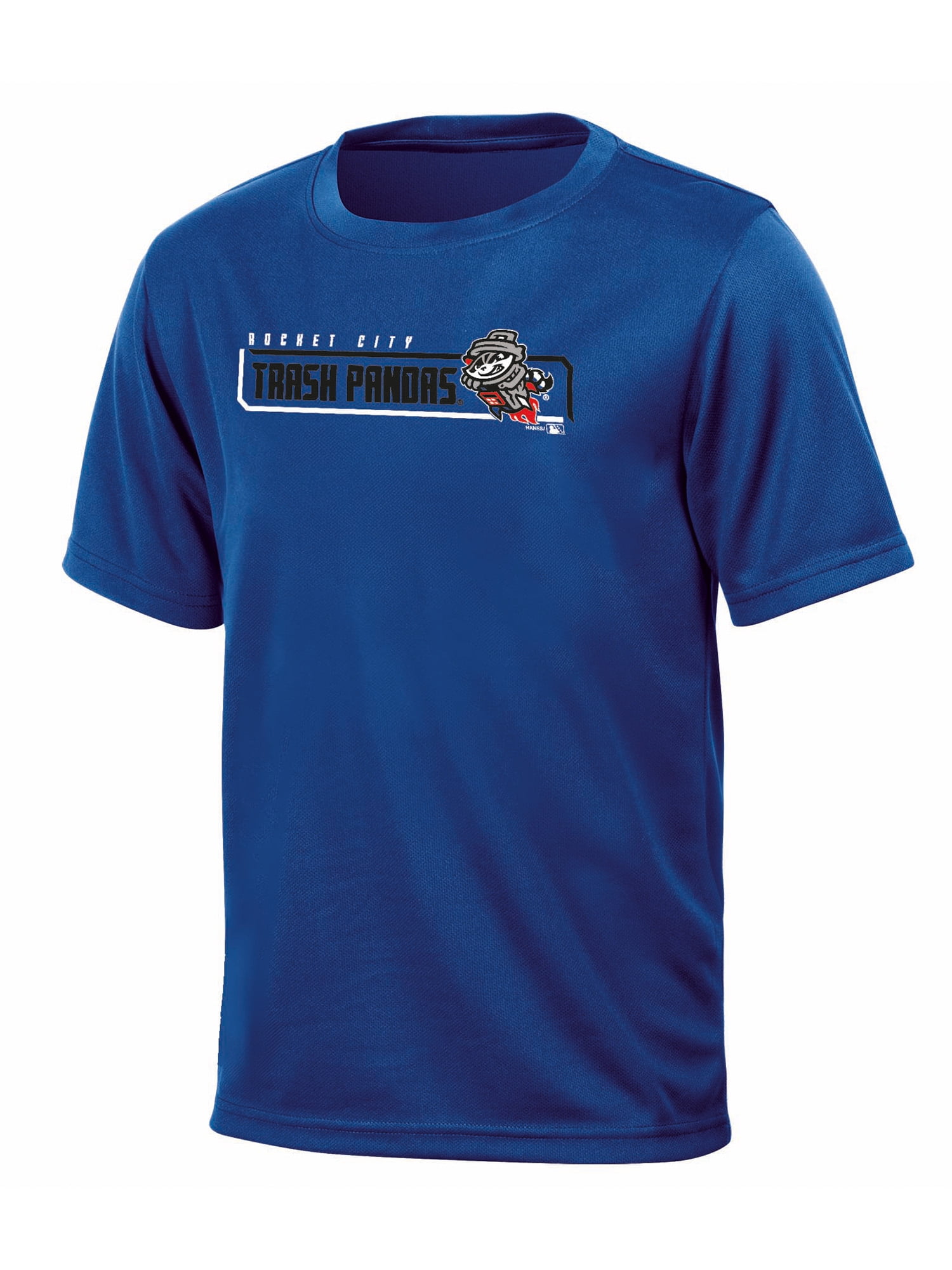 MiLB Rocket City Trash Pandas Boys Short Sleeve Athletic Fit Crew Neck ...