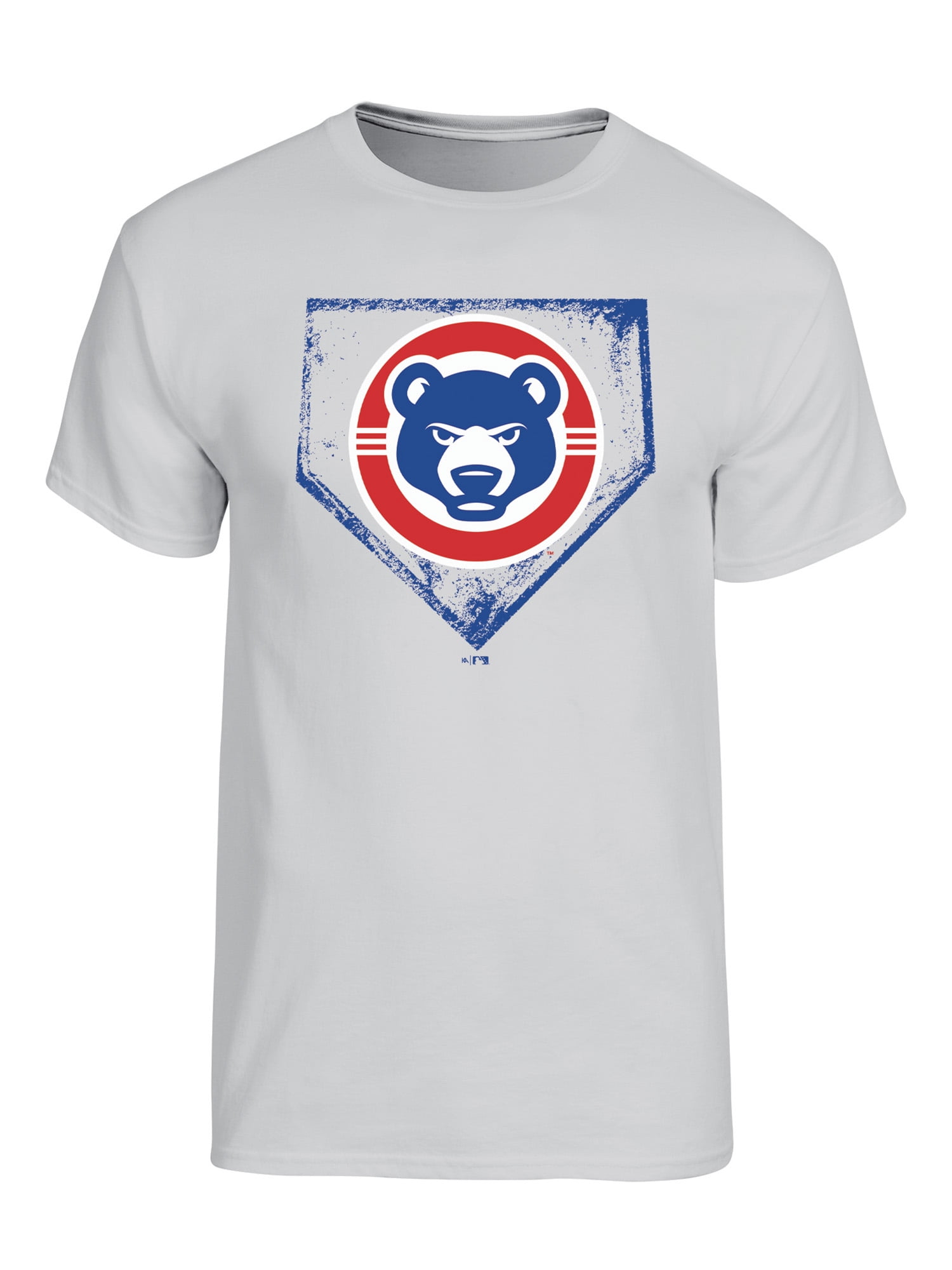 MiLB SOUTHBEND CUBS Mens Ash Color Cotton Short Sleeve Tee Plate OPP ...