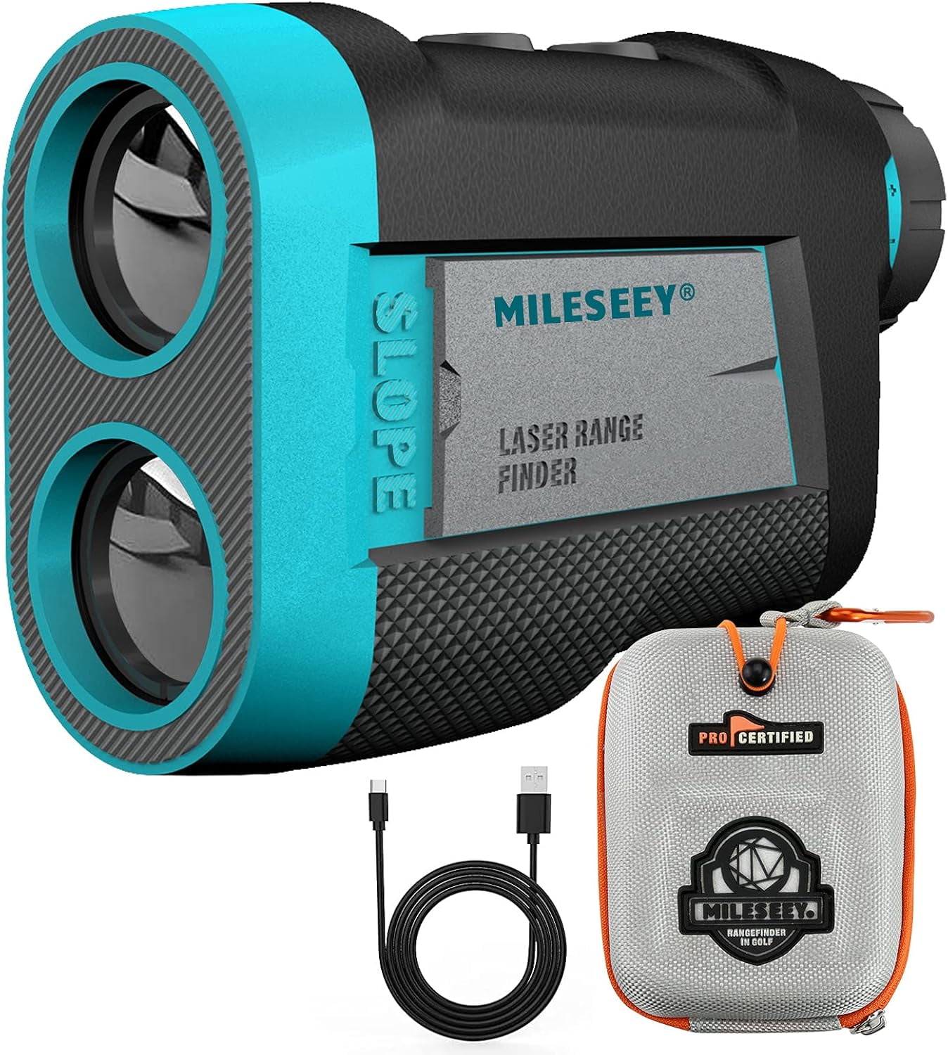 MiLESEEY PF260 Golf Rangefinder | Slope Switch, Magnetic, Rechargeable, & Pulse Vibration for ...