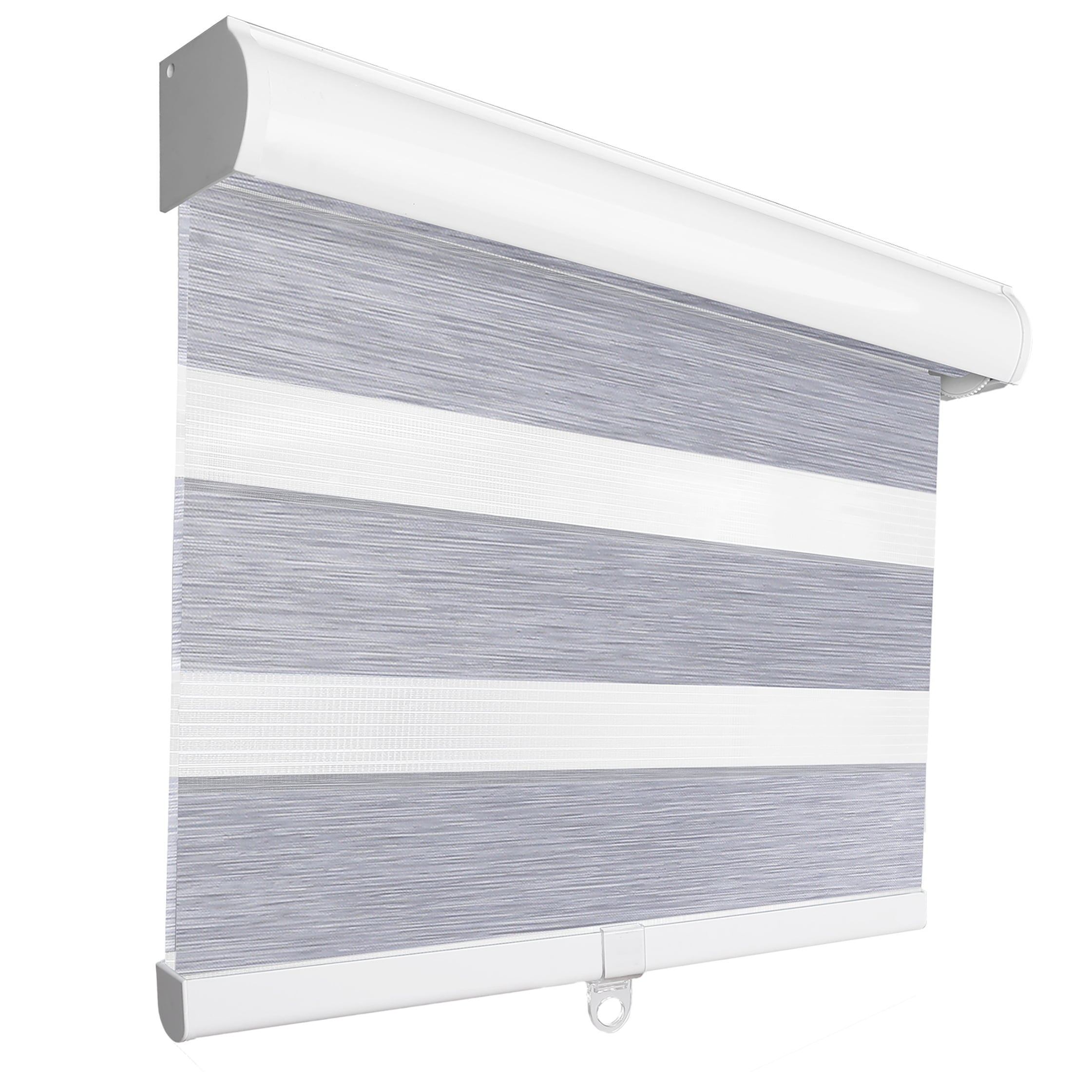 MiLin Cordless Blackout Zebra Blinds, Light Control Shading Privacy ...