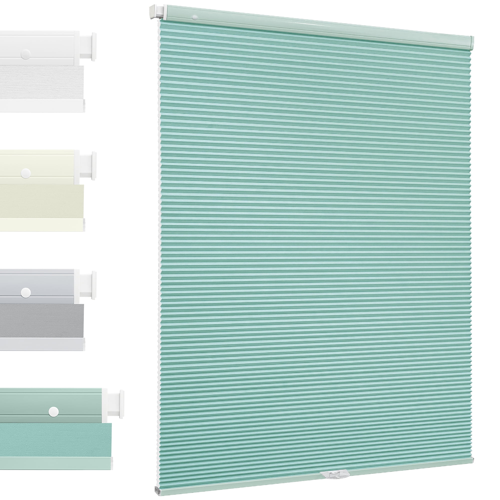 MiLin No Drill Cellular Shades - Cordless Cellular Blinds No Tools for ...