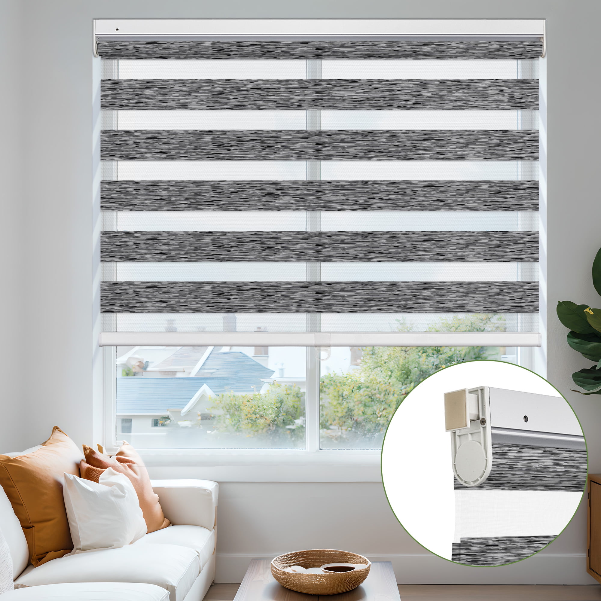 Customer reviews for MiLin No Tools No Drill Cordless Zebra Blinds ...