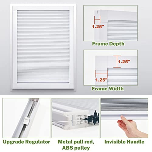 Skylight Cellular Shades Custom Size Skylight Blackout Cellular Shades ...