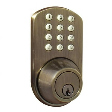 MiLocks Keyless Entry Deadbolt Door Lock with Digital Keypad, Polished ...
