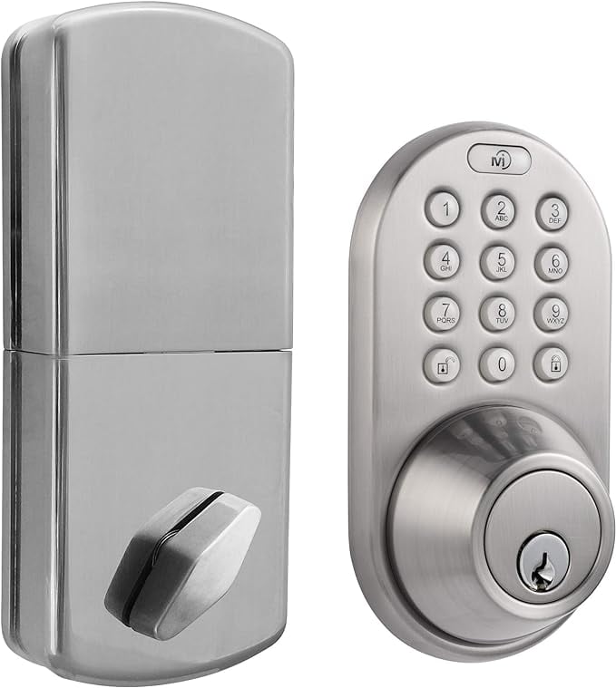 MiLocks Keyless Entry Door Lock with Electronic Keypad, Digital Smart ...