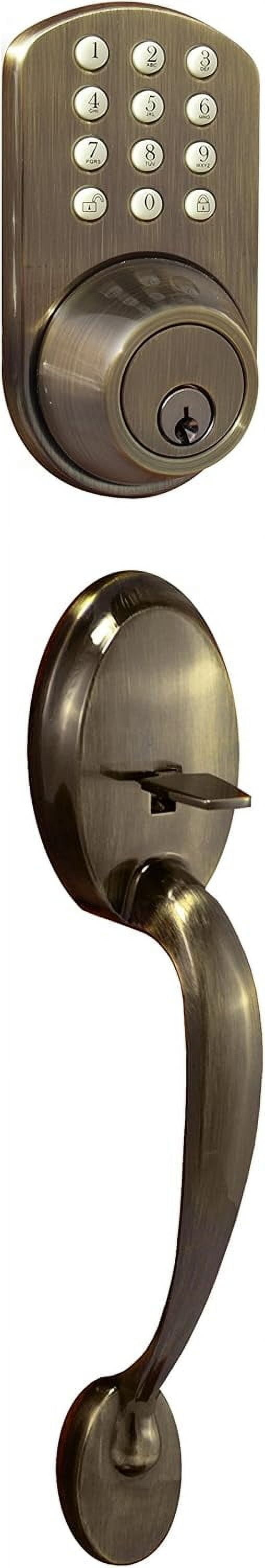 MiLocks Keyless Entry Door Lock with Handle Smart Deadbolt Electronic ...