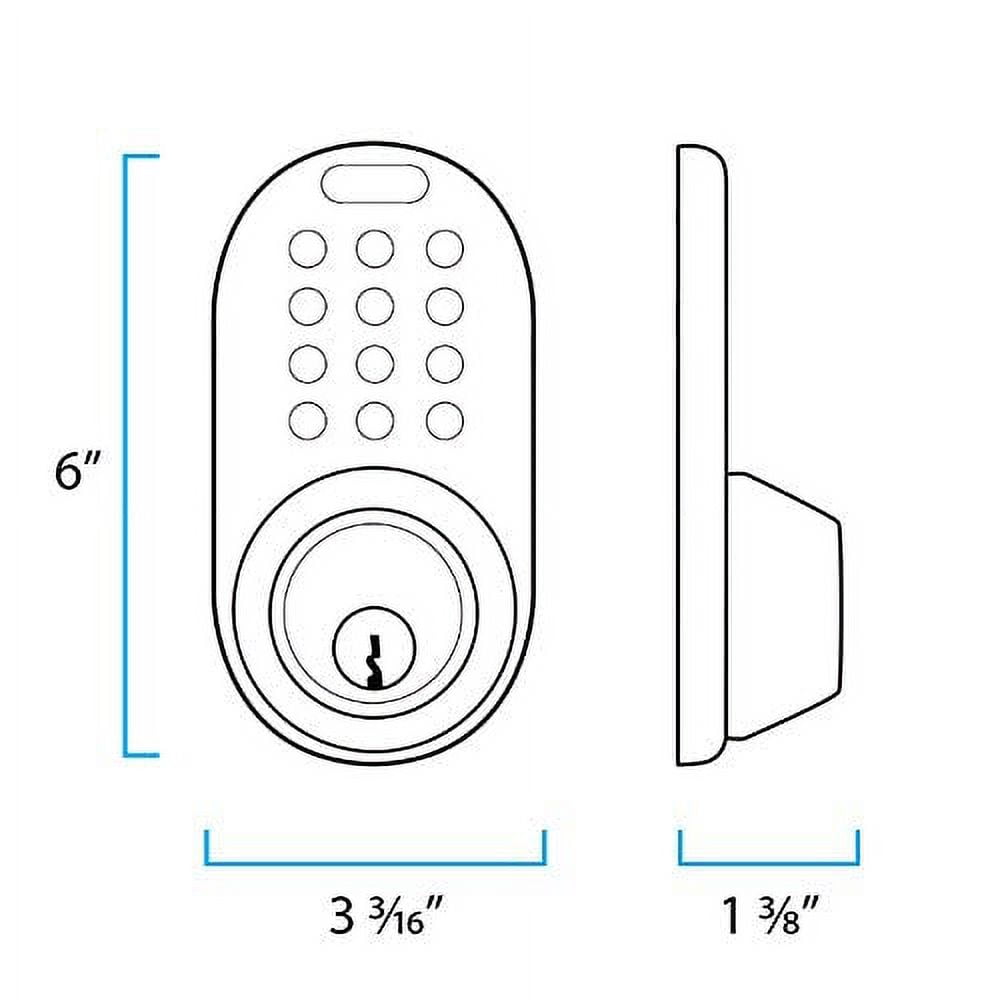 MiLocks TFK-02OB Digital Deadbolt Door Lock and Passage Lever Handle ... MiLocks TFK-02OB Digital Deadbolt Door Lock and Passage Lever Handle ...