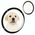 MiMu Dog Fence Window - 12.4IN Acrylic Dome Clear Dome Pet Window, 1pk ...