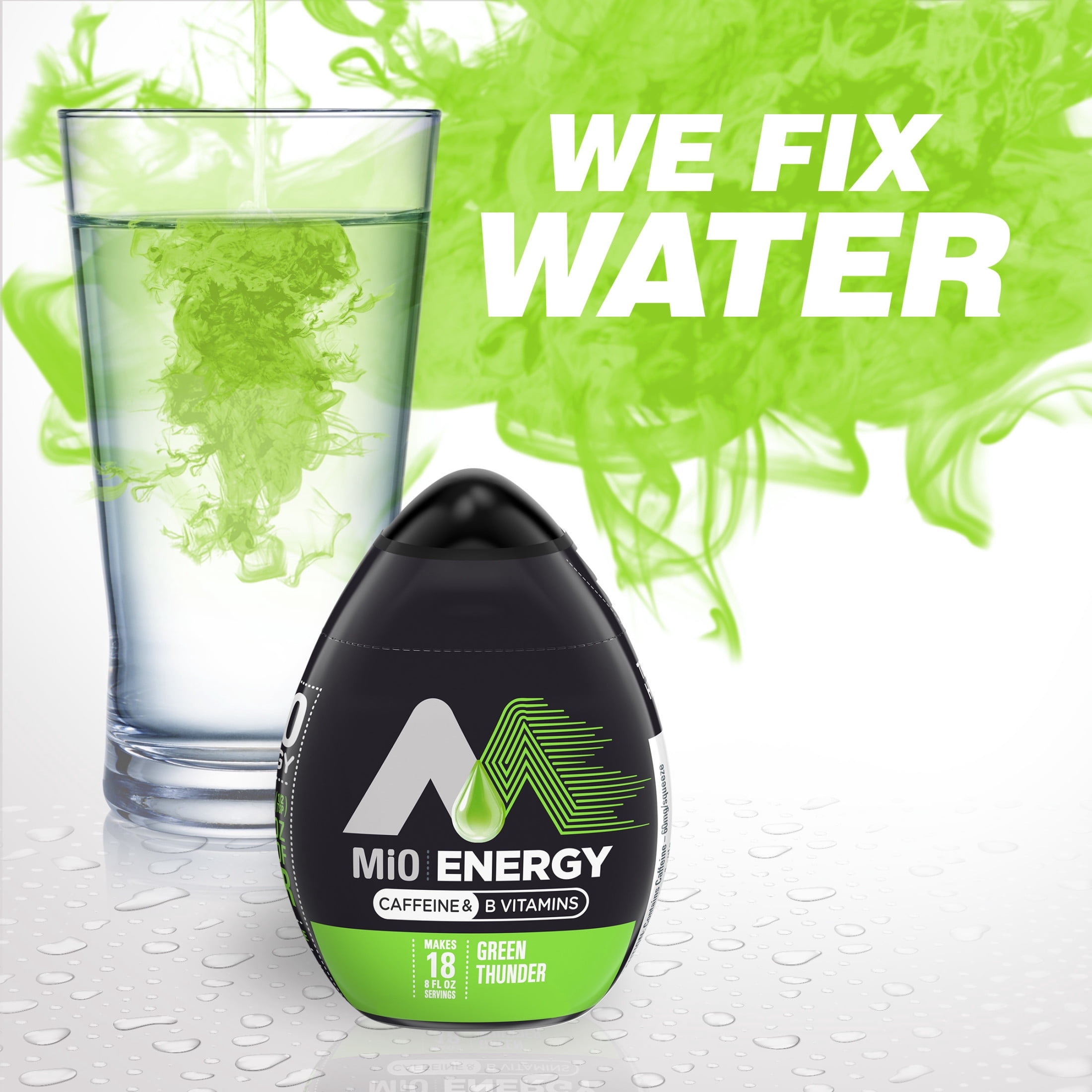 MiO Energy Green Thunder Sugar Free Water Enhancer, 1.62 fl oz Bottle ...