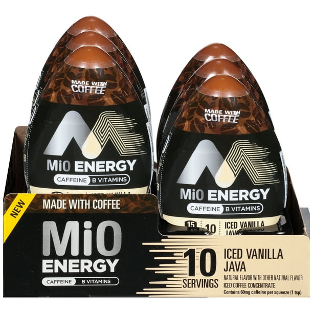 MiO Energy Iced Vanilla Java Sugar Free Water Enhancer, 1.62 fl oz ...