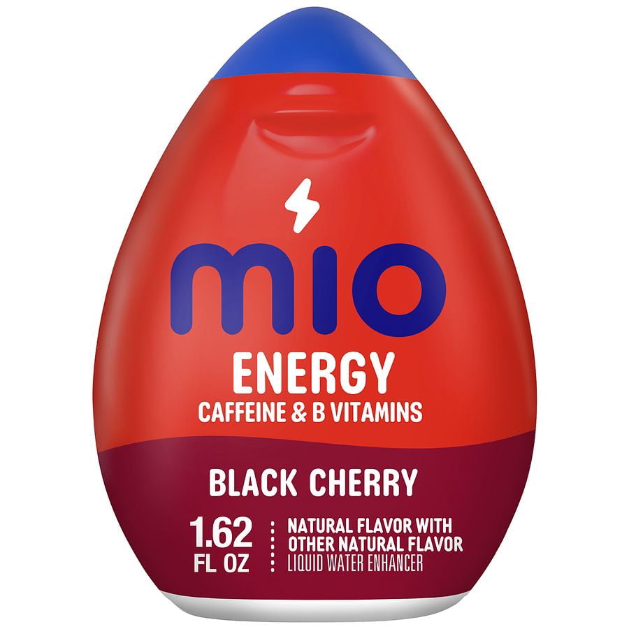 MiO Energy Liquid Water Enhancer Black Cherry1.62oz Pack of 2 - Walmart.com