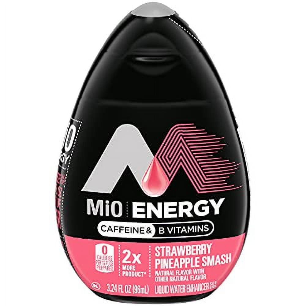 MiO Energy Pineapple Strawberry Smash Naturally Flavored Liquid Water ...