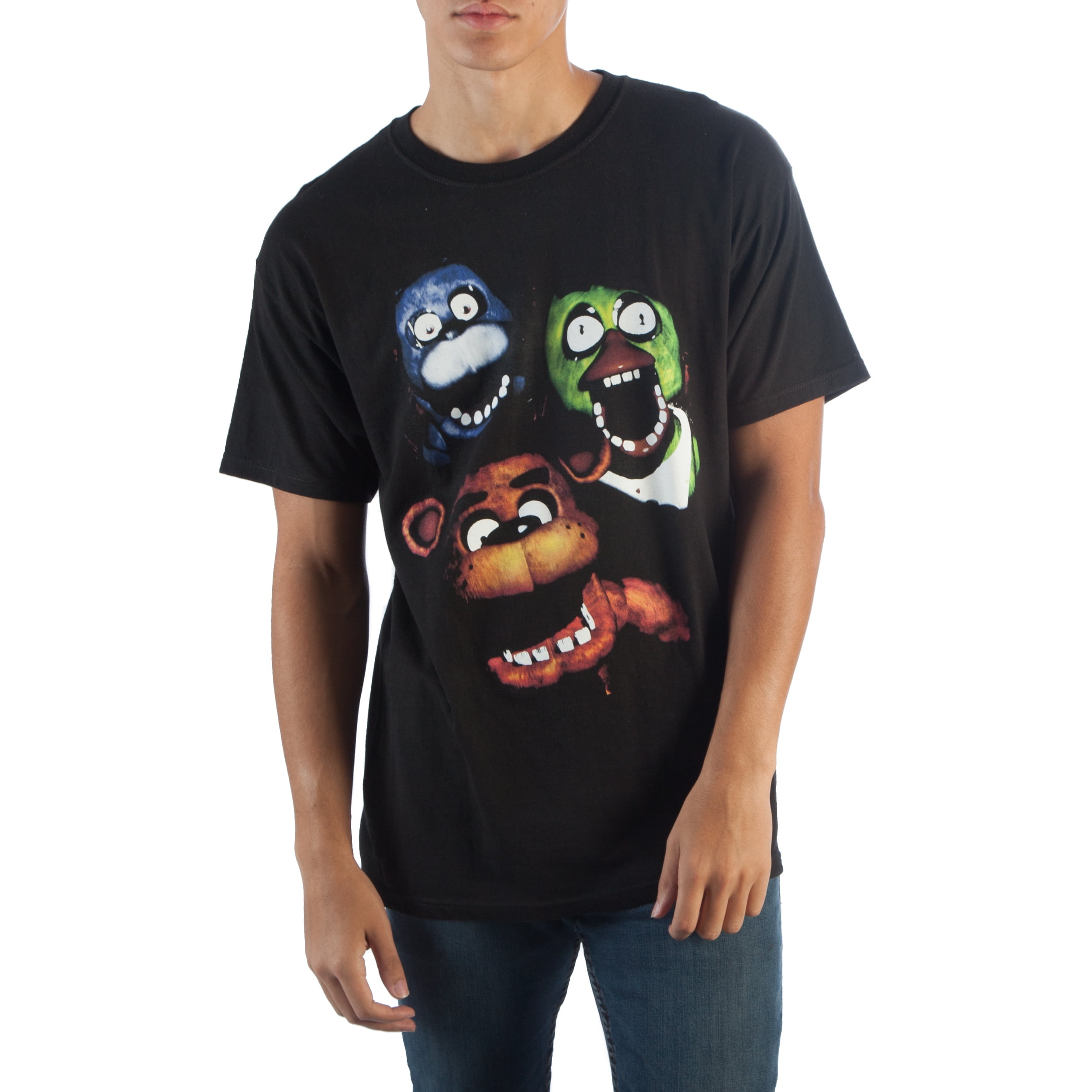 MiYuanXD FNAF Film Style Group T-Shirt, Creepy Animatronics Chica ...
