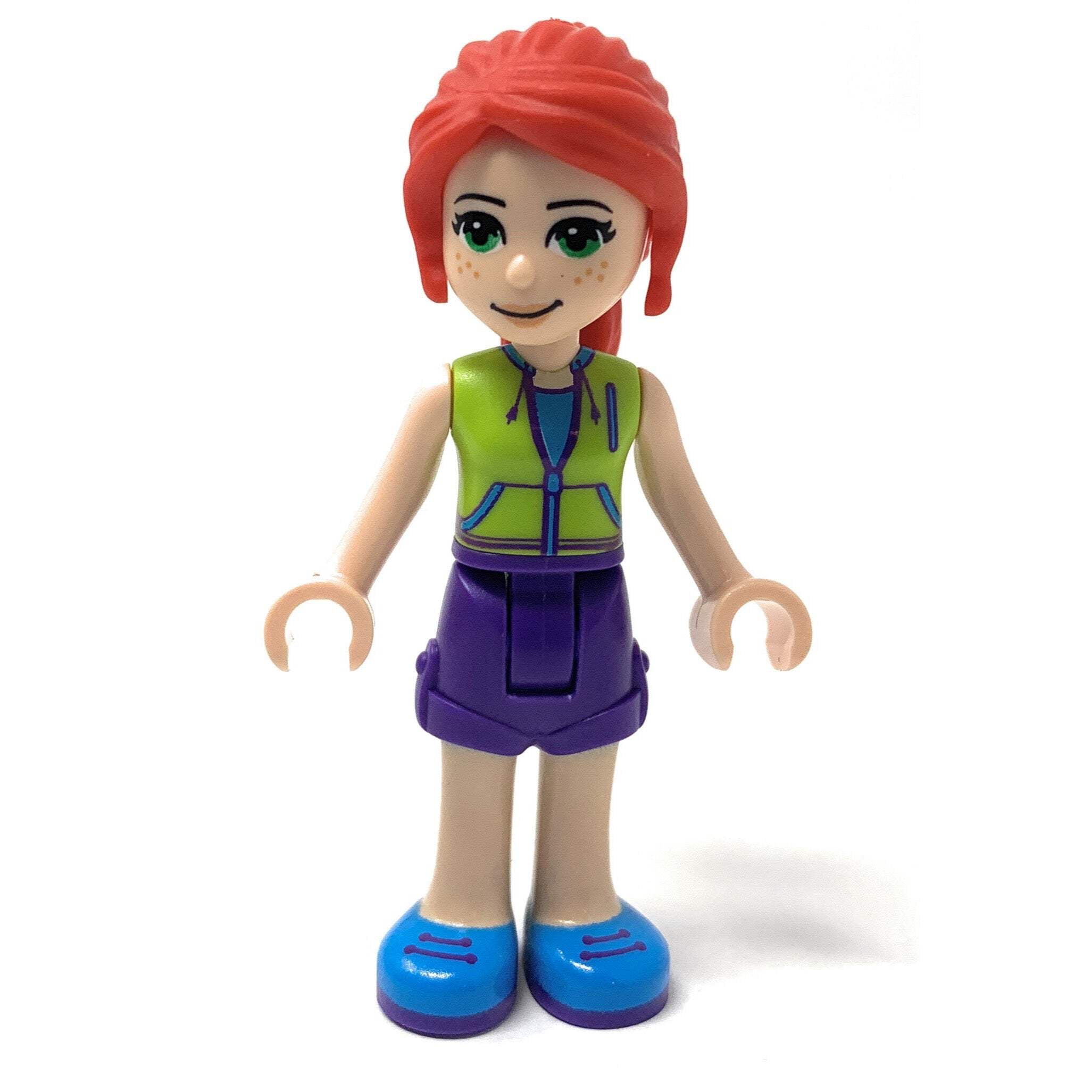 Mia (Dark Purple Shorts, Lime Jacket Top, Red Hair) - LEGO Friends ...