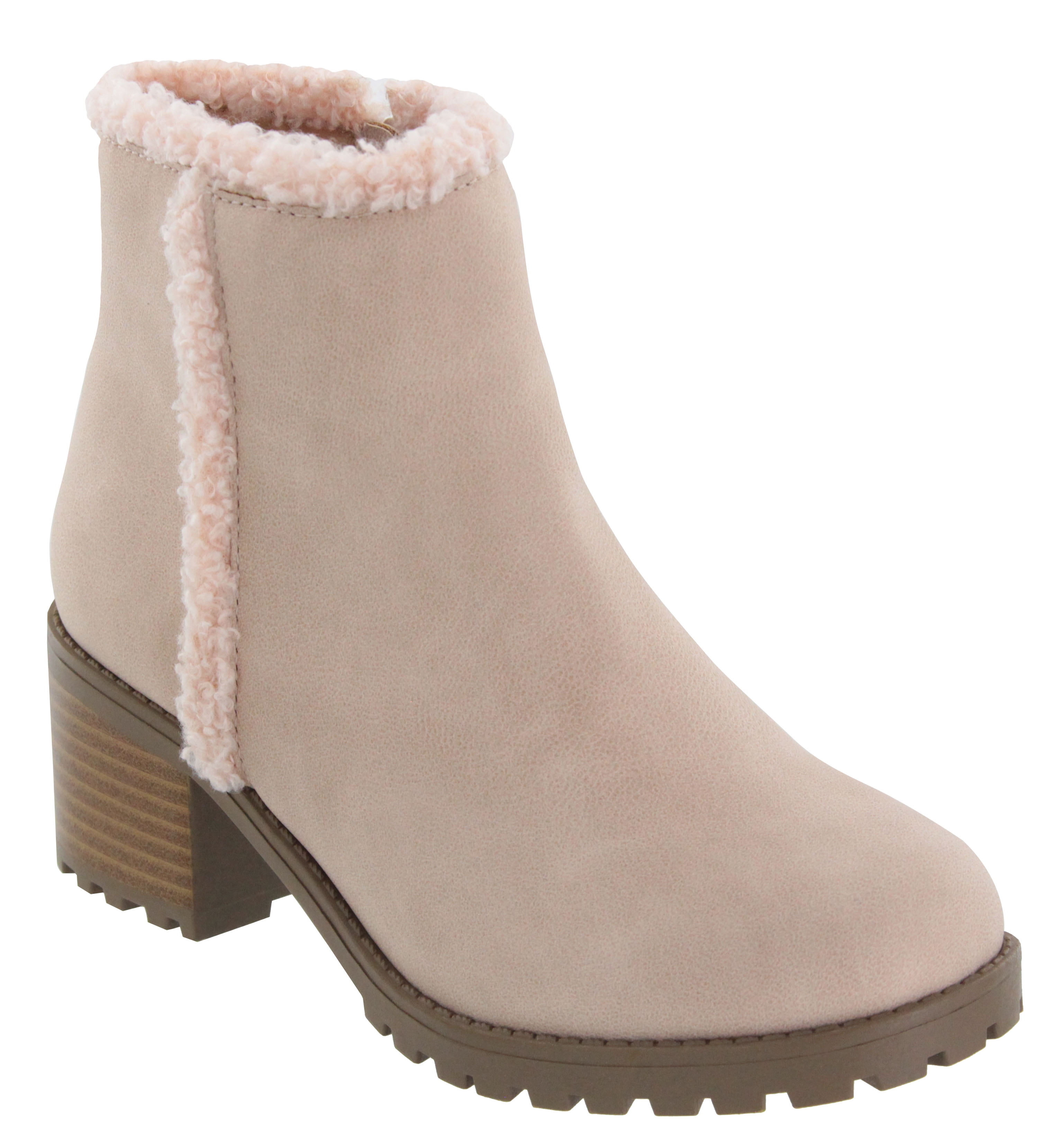 Mia Girl Youth Amaia Block Heel Bootie, Sizes 13-5 - Walmart.com