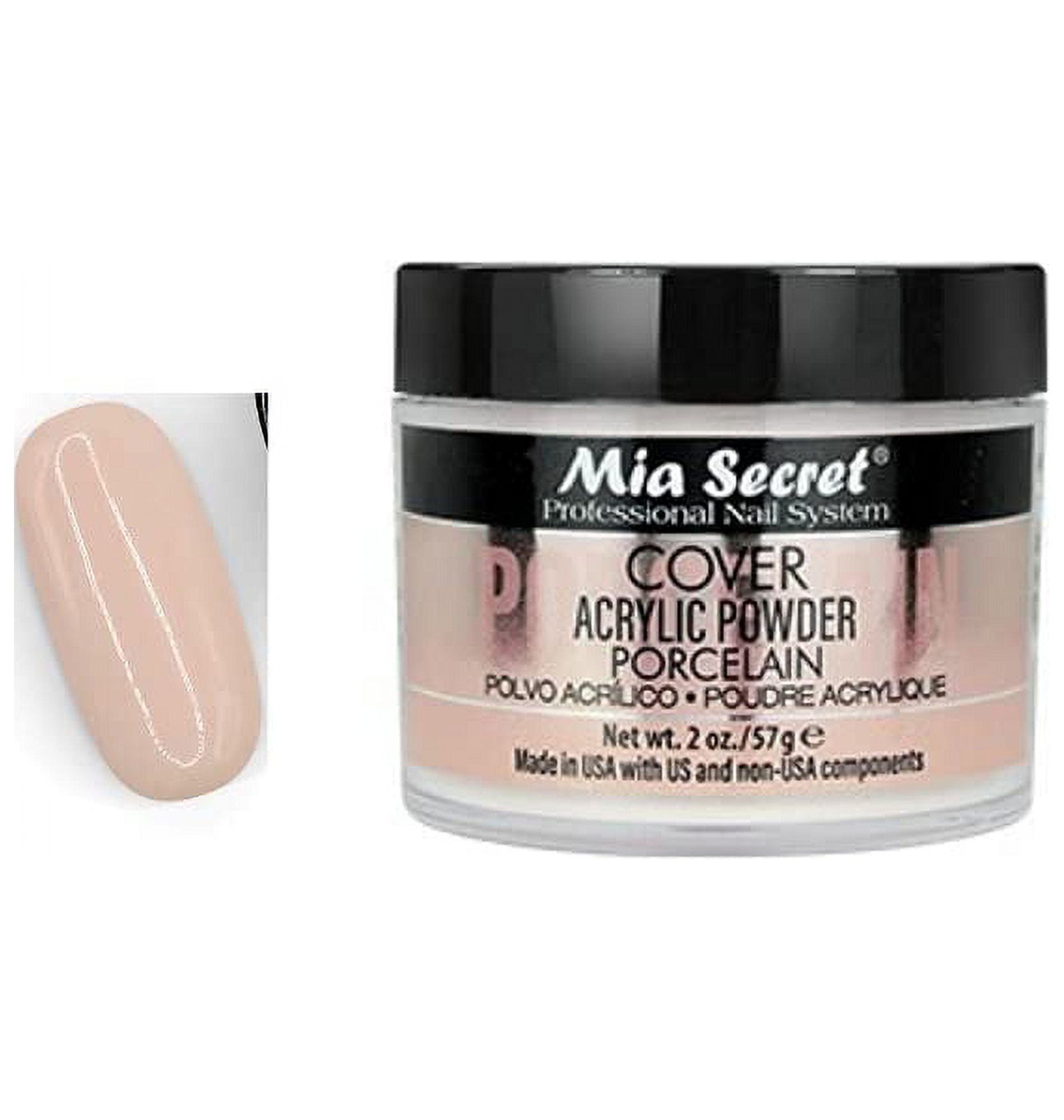 Mia Secret Acrylic Cover Powder - Porcelain - Walmart.com