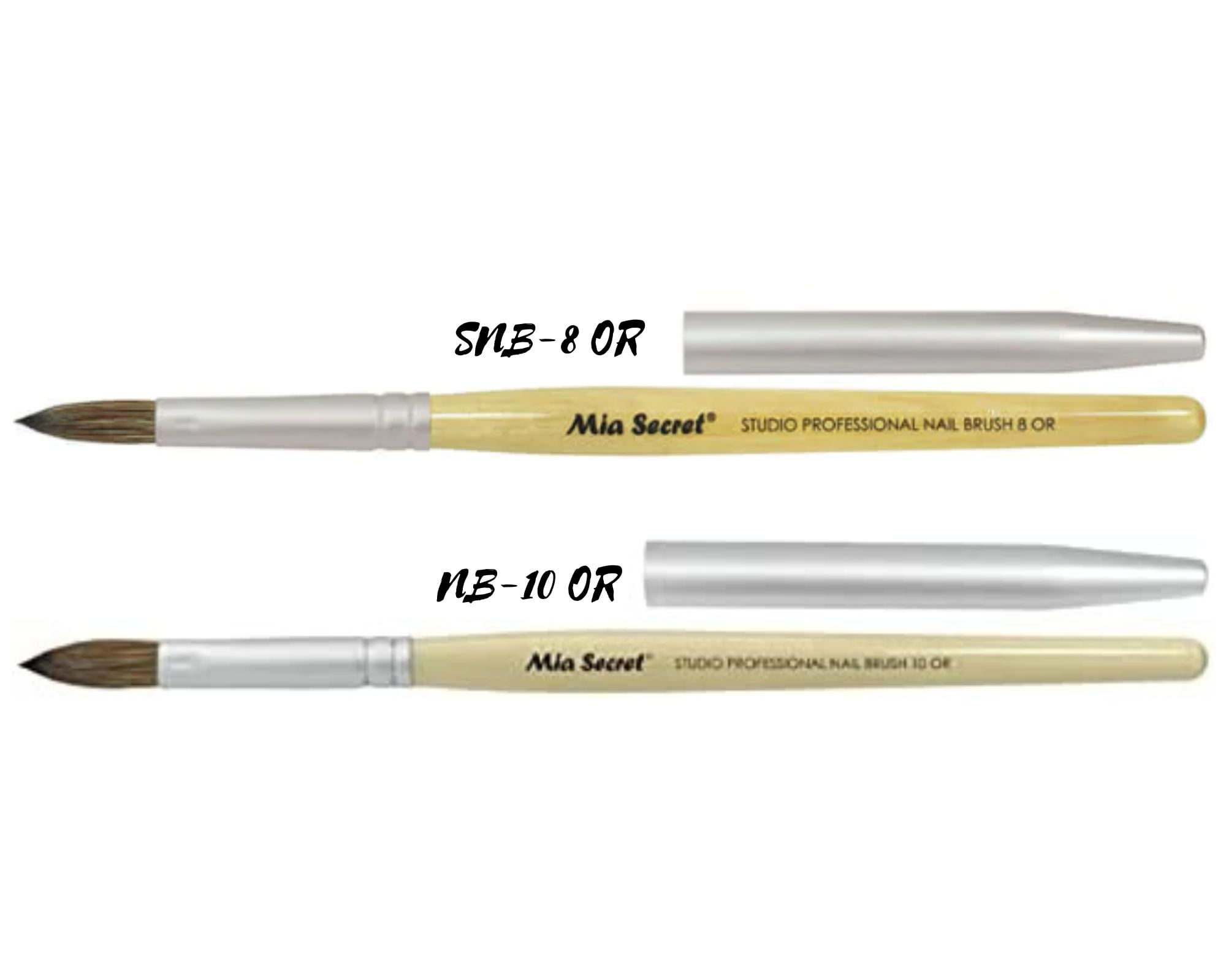 Mia Secret Brush Acrylic Studio Professional SNB 8 OR SNB 10 OR 2pc Set Walmart