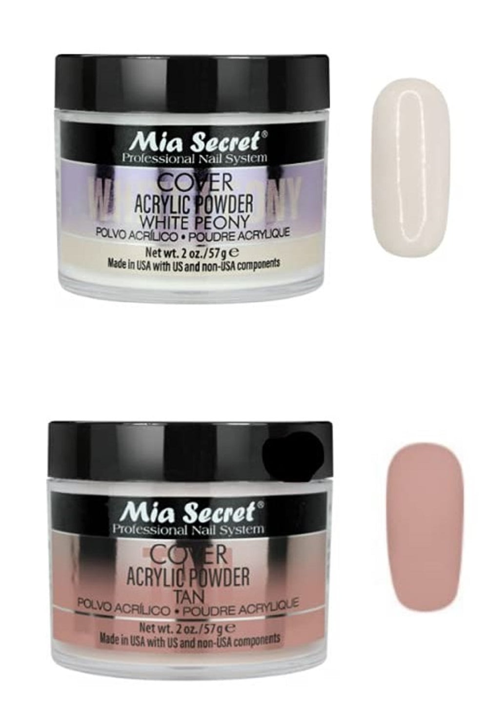 Mia Secret - COVER (WHITE PEONY + TAN) 2 oz - Walmart.com
