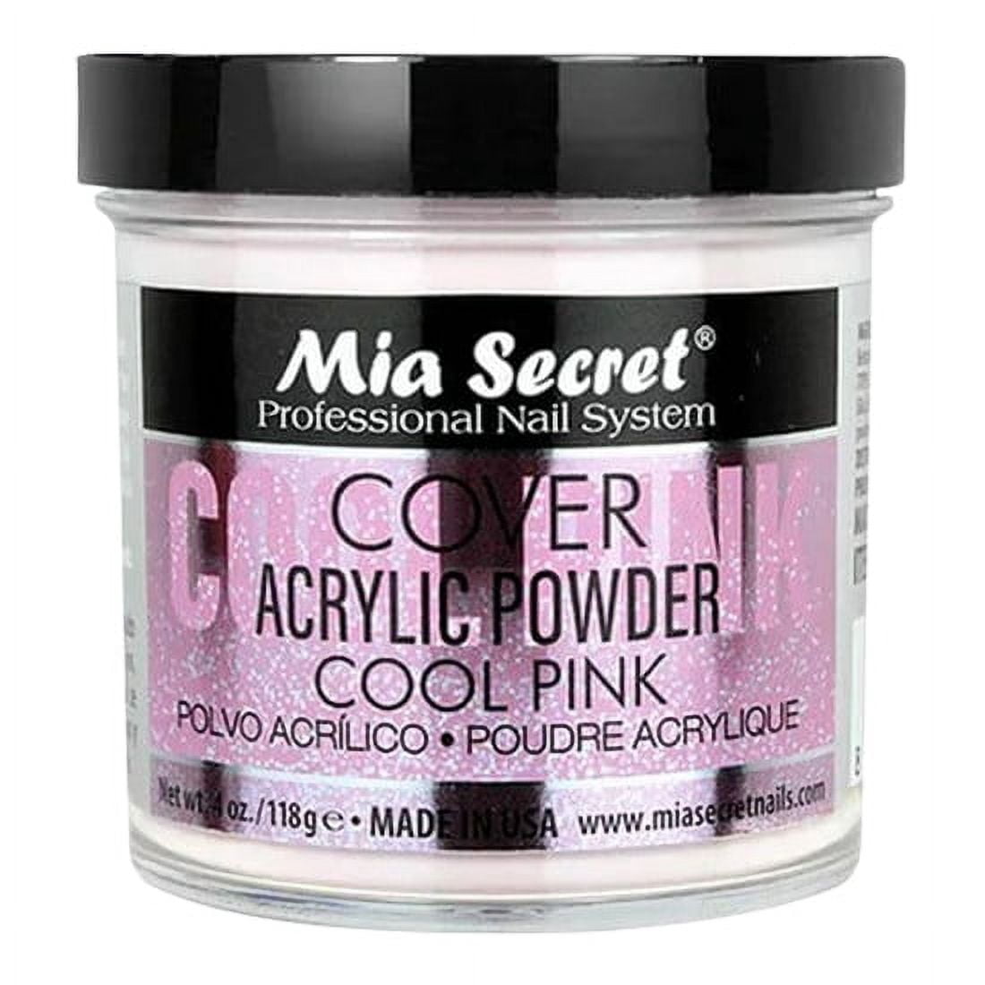 Mia Secret Cover Acrylic Powder - Cool Pink - Walmart.com