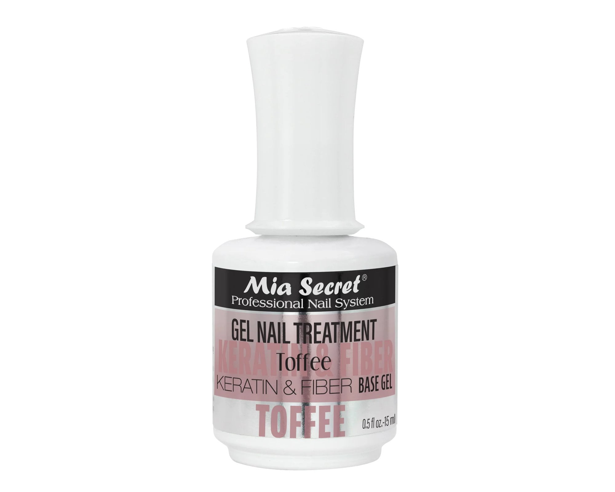 Mia Secret Gel Nail Treatment Keratin & Fiber Base Gel 0.5 oz - TOFFEE ...