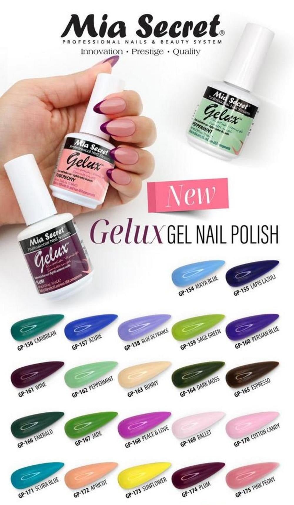 Mia Secret Gelux Gel Paint 0.5 Oz - Walmart.com