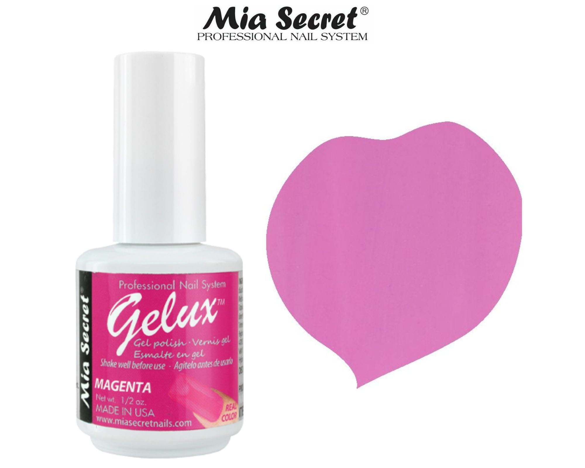 Mia Secret Gelux Gel Polish - (GP-134) MAGENTA - Walmart.com