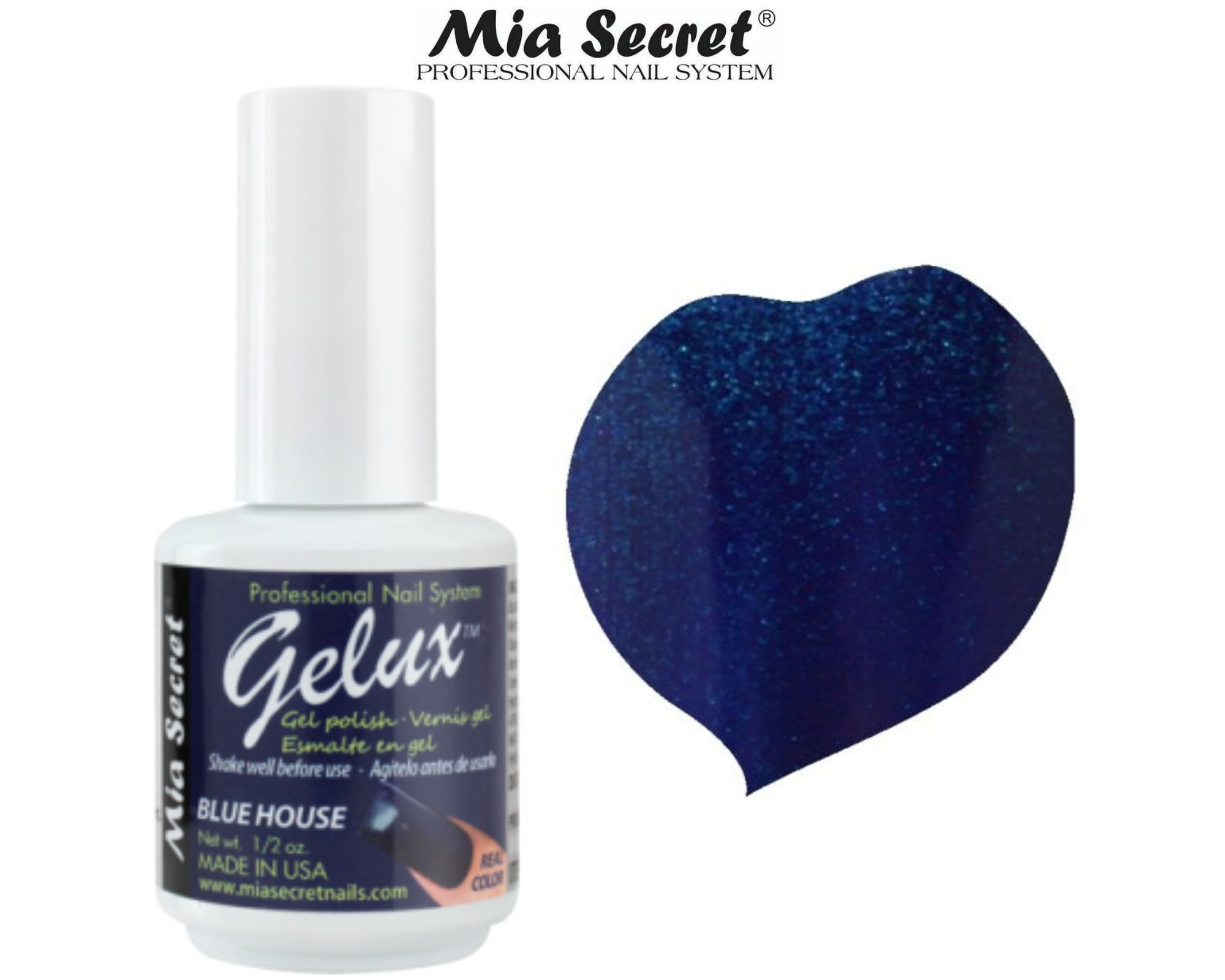 Mia Secret Gelux Gel Polish - (GP-92) BLUE HOUSE - Walmart.com