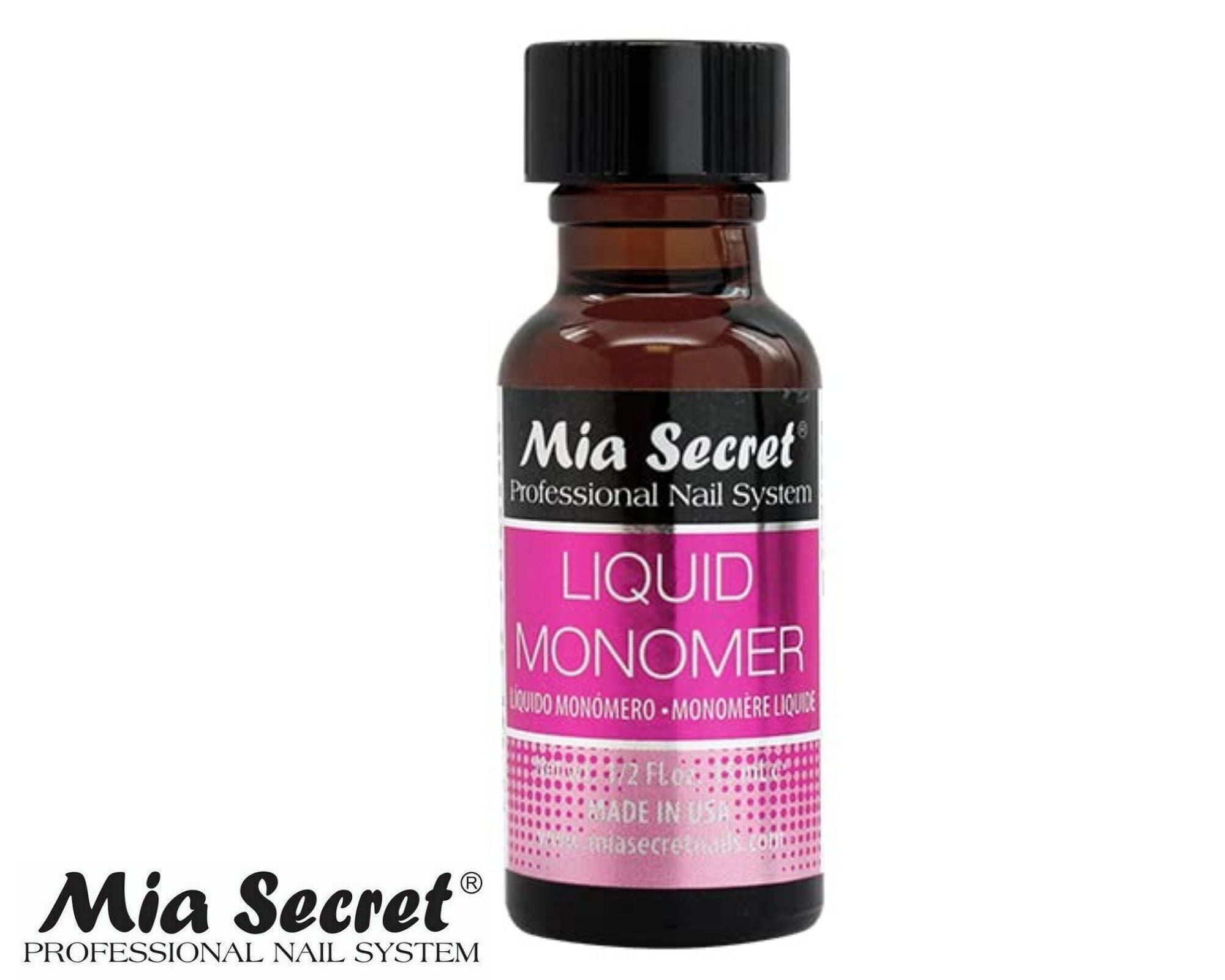 Mia Secret Liquid Monomer 0.5 oz (LM200) - Walmart Business Supplies