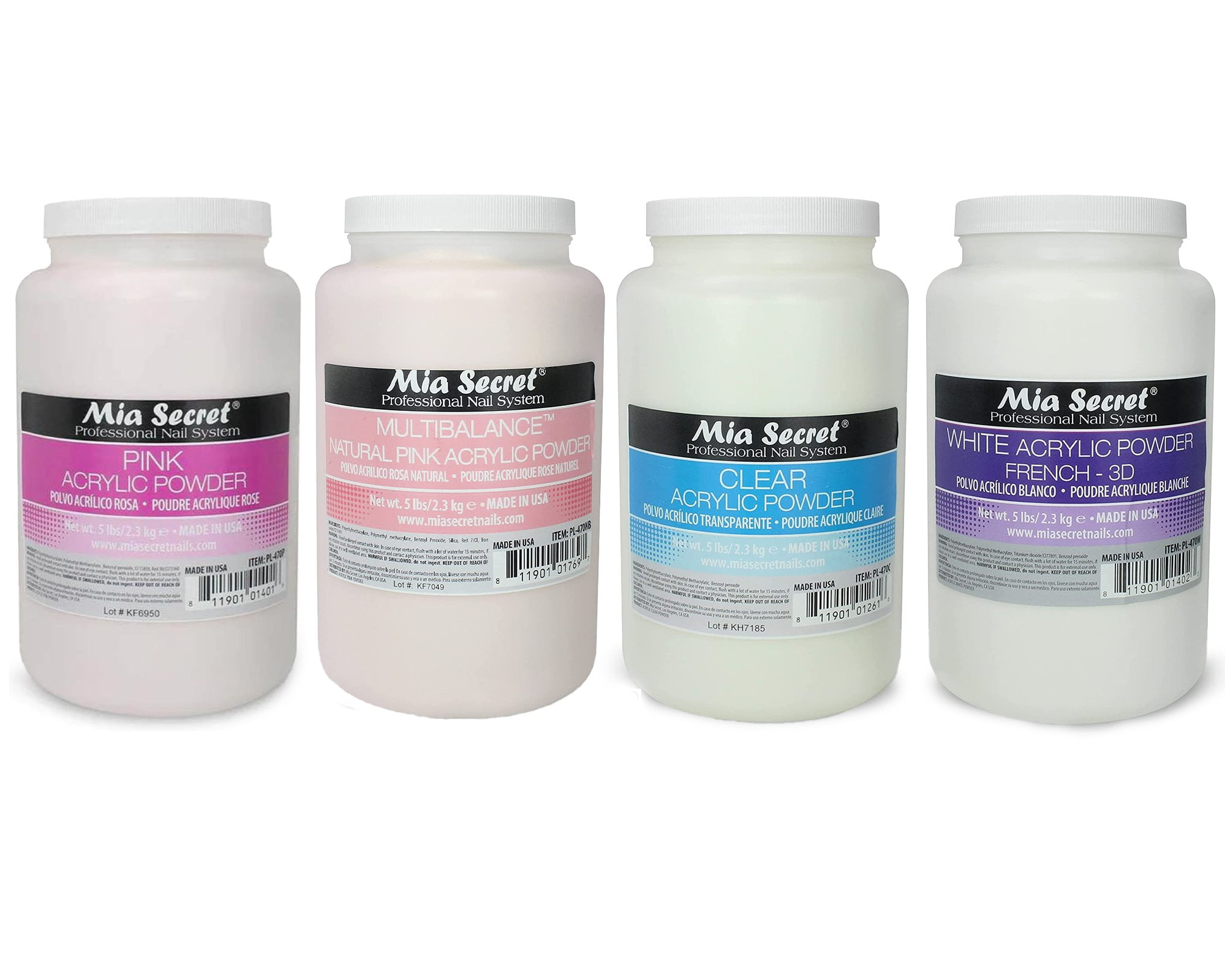 Mia Secret - Pink Acrylic Powder/Multibalance Natural Pink Acrylic ...