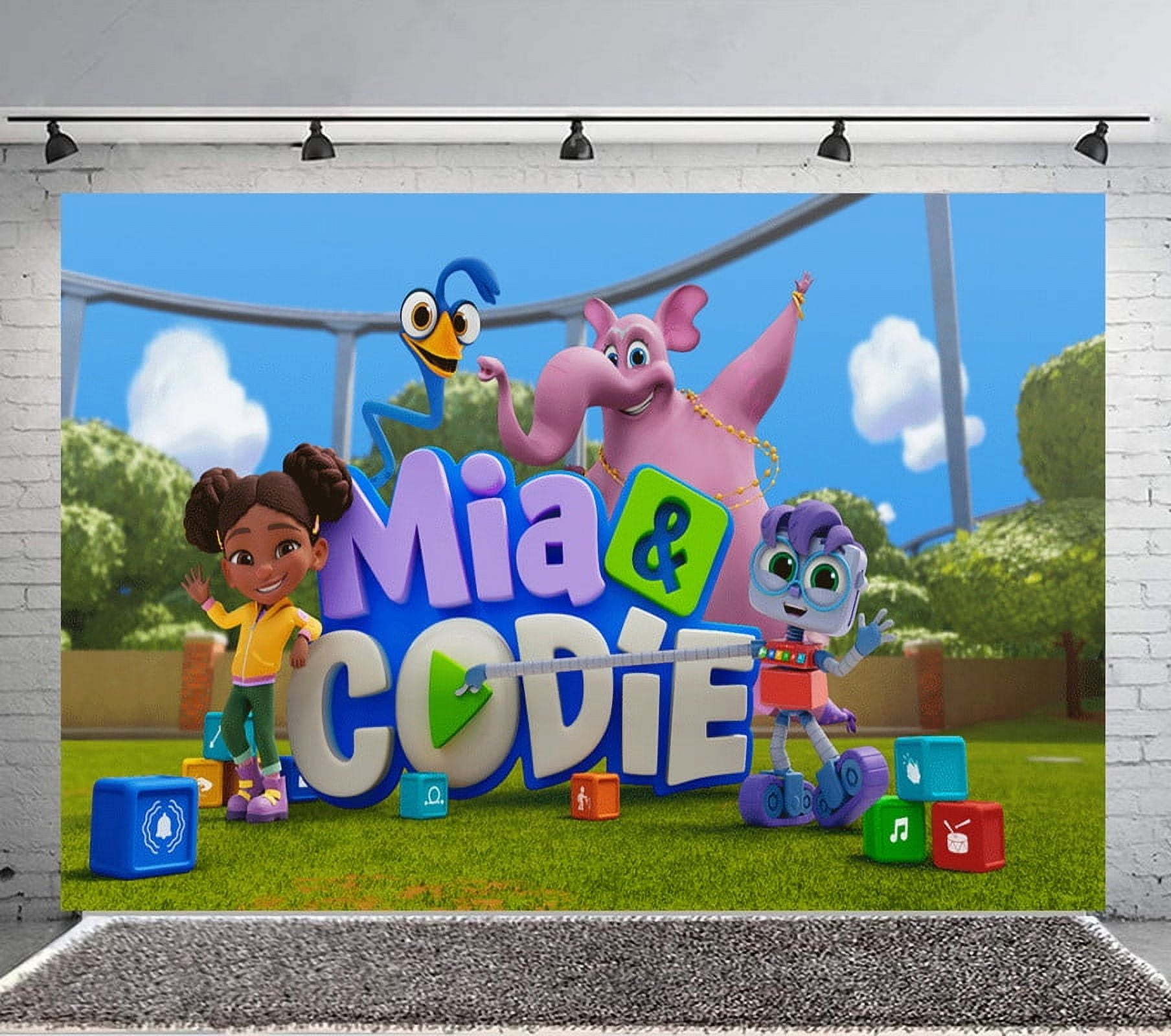 Mia and Codie Backdrop Banner Party Supplies Poster Movie Theme ...