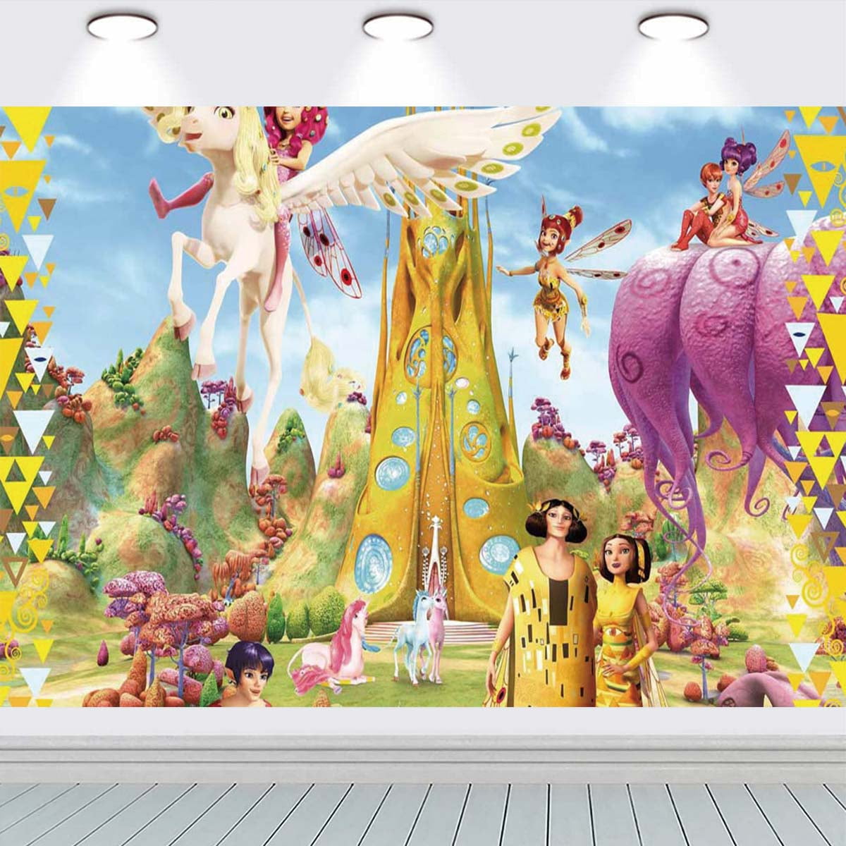 Mia and me school Backdrop Background Banner Taspestry Wall Decor ...