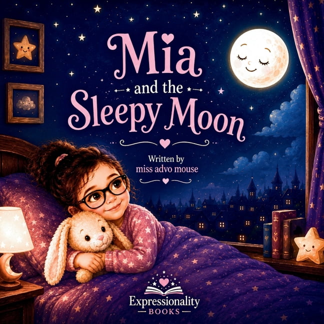 Mia and the Sleepy Moon: A Cozy Bedtime Story About Nighttime Magic ...