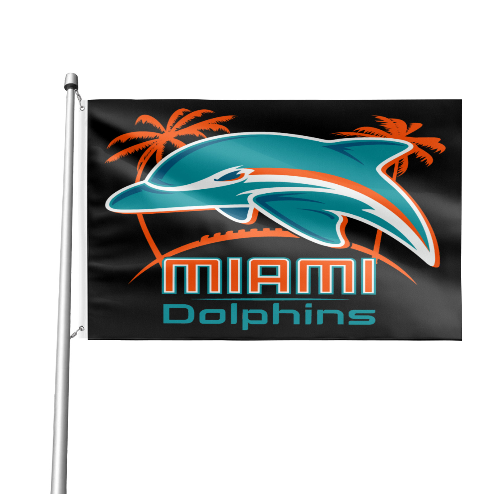 Mia_mi_Dol_phins double-sided3x5foot flag background hanging outdoor ...