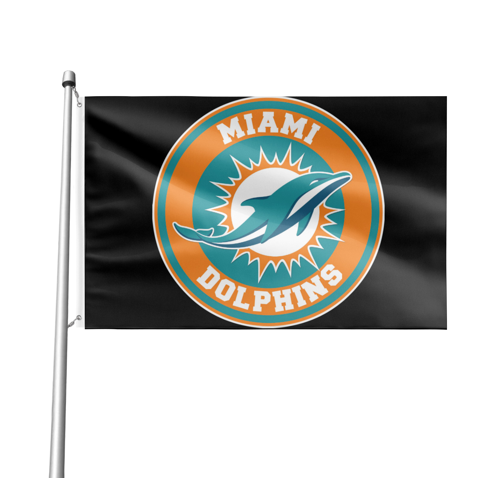 Mia_mi_Dol_phins double-sided3x5foot flag background hanging outdoor ...