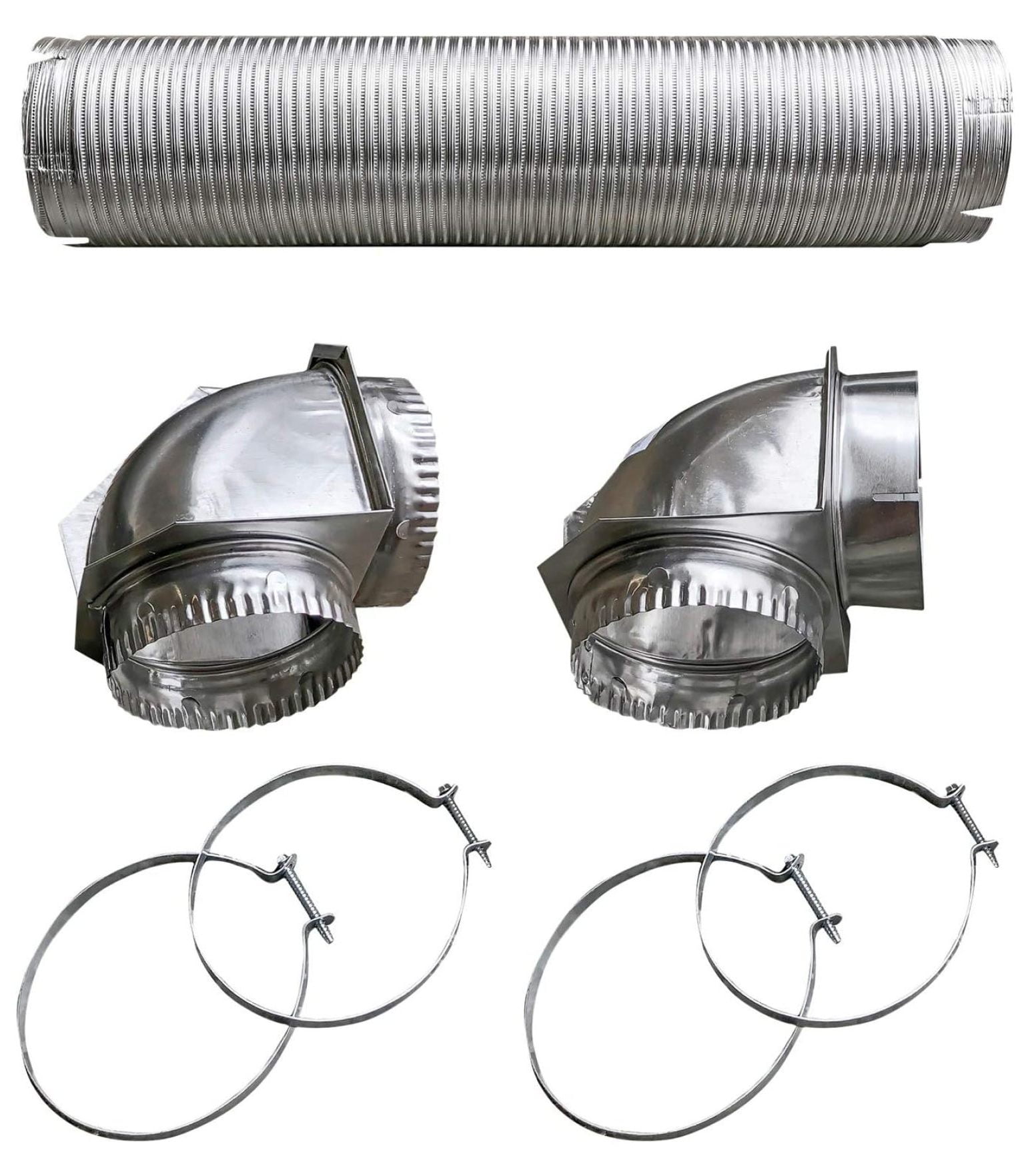 MiaHltTia BDB110050 Semi-Rigid Dryer Vent Kit with Close Elbow, No Size ...