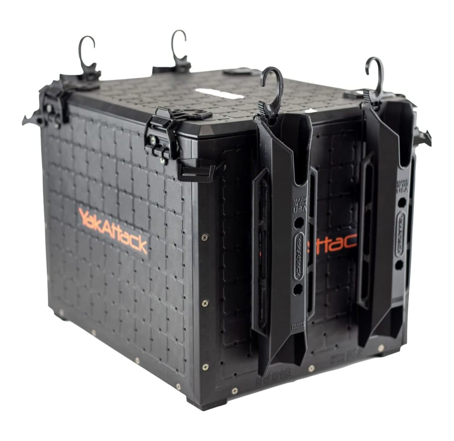 MiaHltTia BlackPak Pro Kayak Fishing Crate - includes 4 Attachable ...