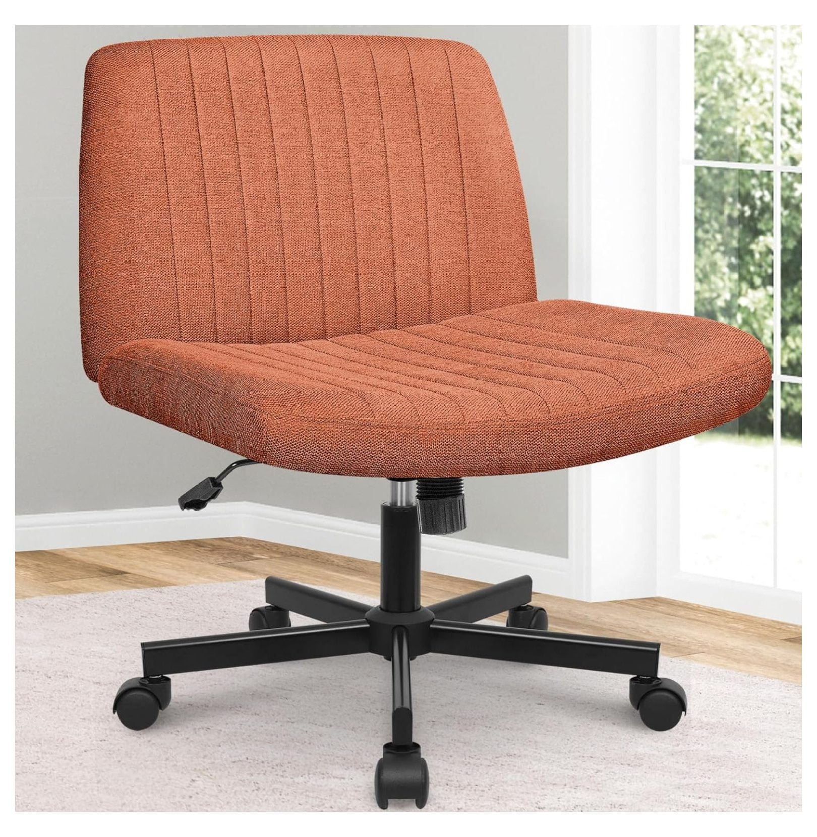 MiaHltTia Criss Cross Chair, Armless Legged Office Desk Chair, with ...