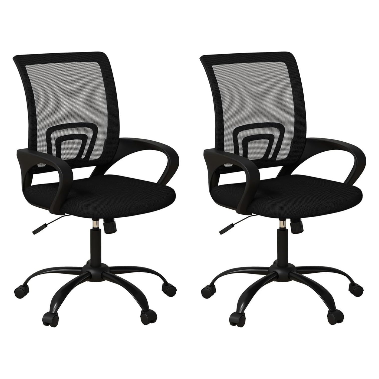 MiaHltTia Ergonomic Office Chair Set of 2, Swivel Rolling Conference ...