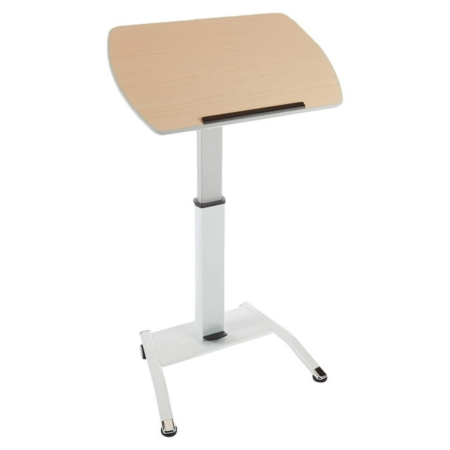 MiaHltTia LX-PNADJ-LW Pneumatic Adjustable-Height Lectern/Mobile ...