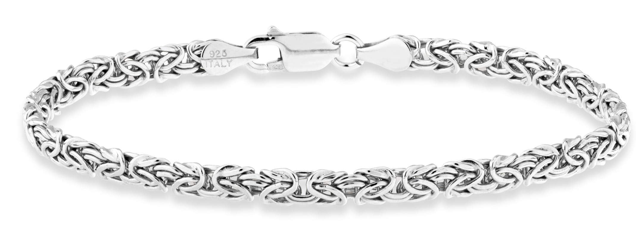 Miabella Italian 925 Sterling Silver or 18K Gold Over Silver 4mm ...