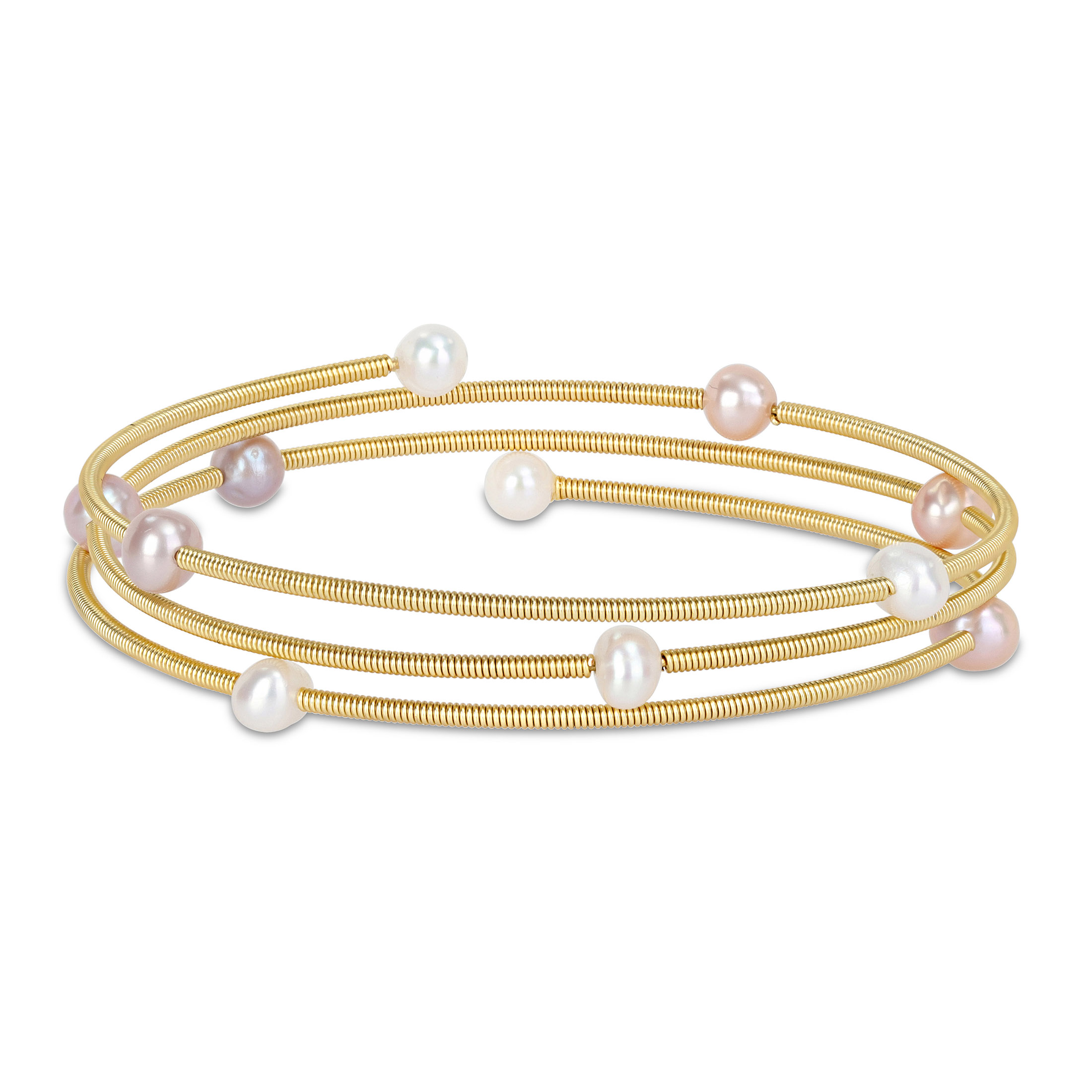 Dyed Light Pink Cultured Freshwater Pearl Stretch Bracelet - Walmart.com Dyed Light Pink Cultured Freshwater Pearl Stretch Bracelet - Walmart.com