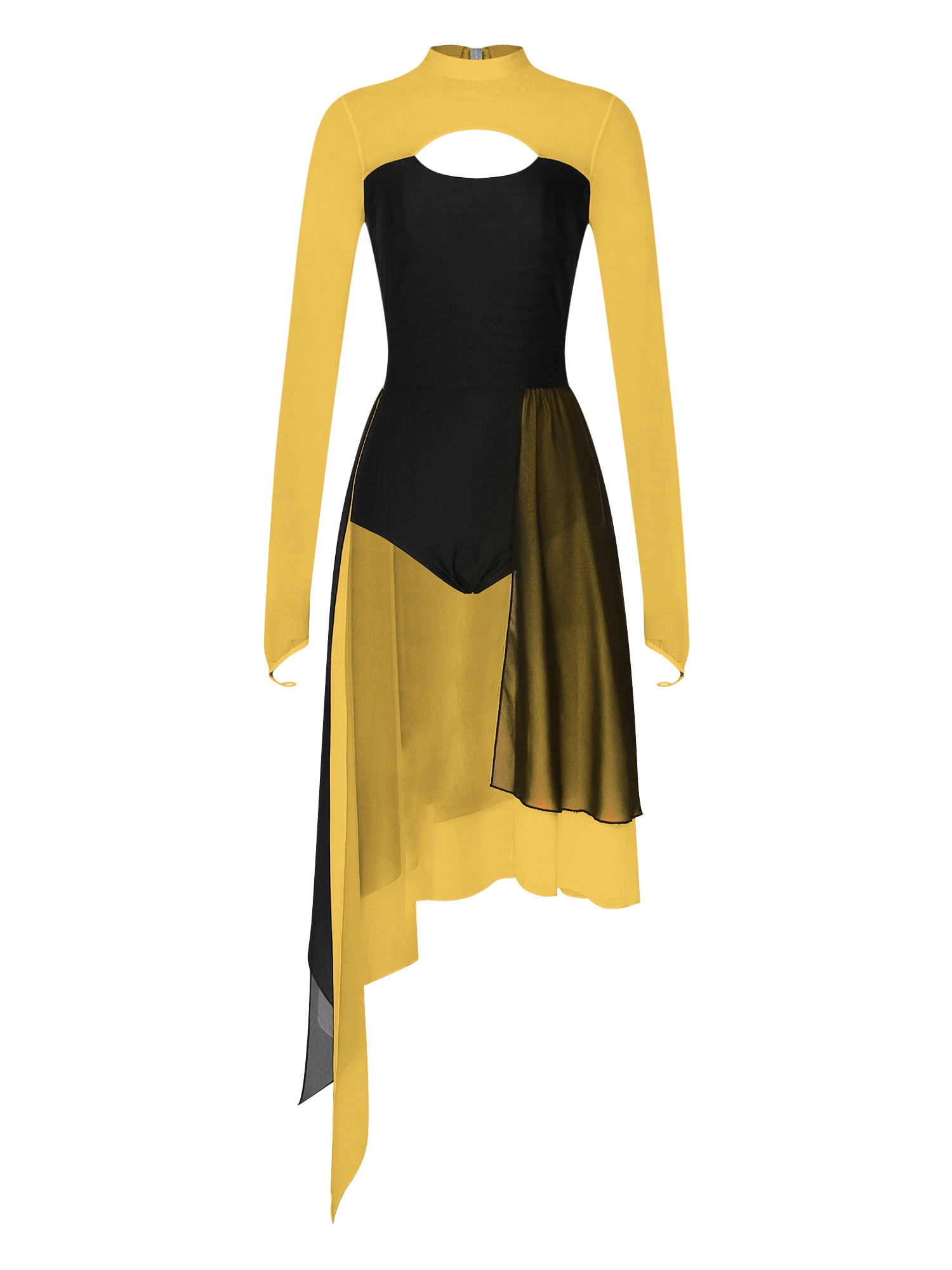 Miaeowve Lyrical Dance Dress for Women Contemporary Ballet Dance ...
