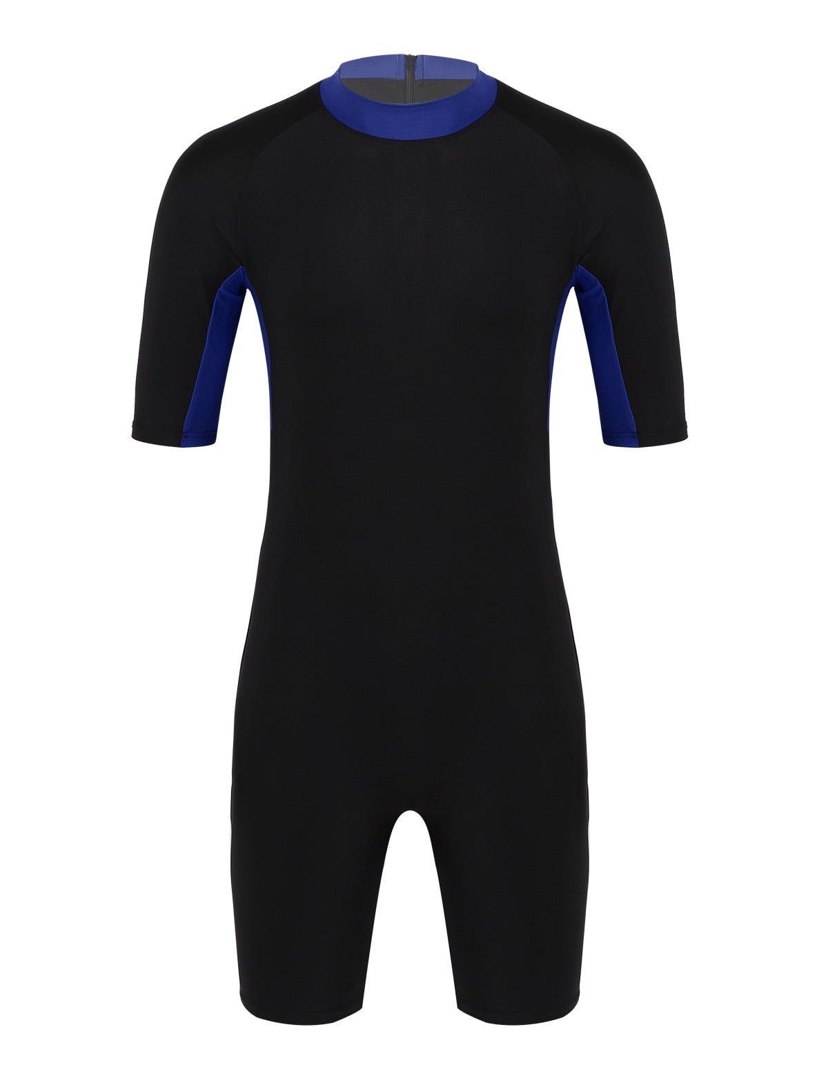 Miaeowve Men One Piece Shorty Wetsuit Surfing Diving Rashguard Swimsuit ...