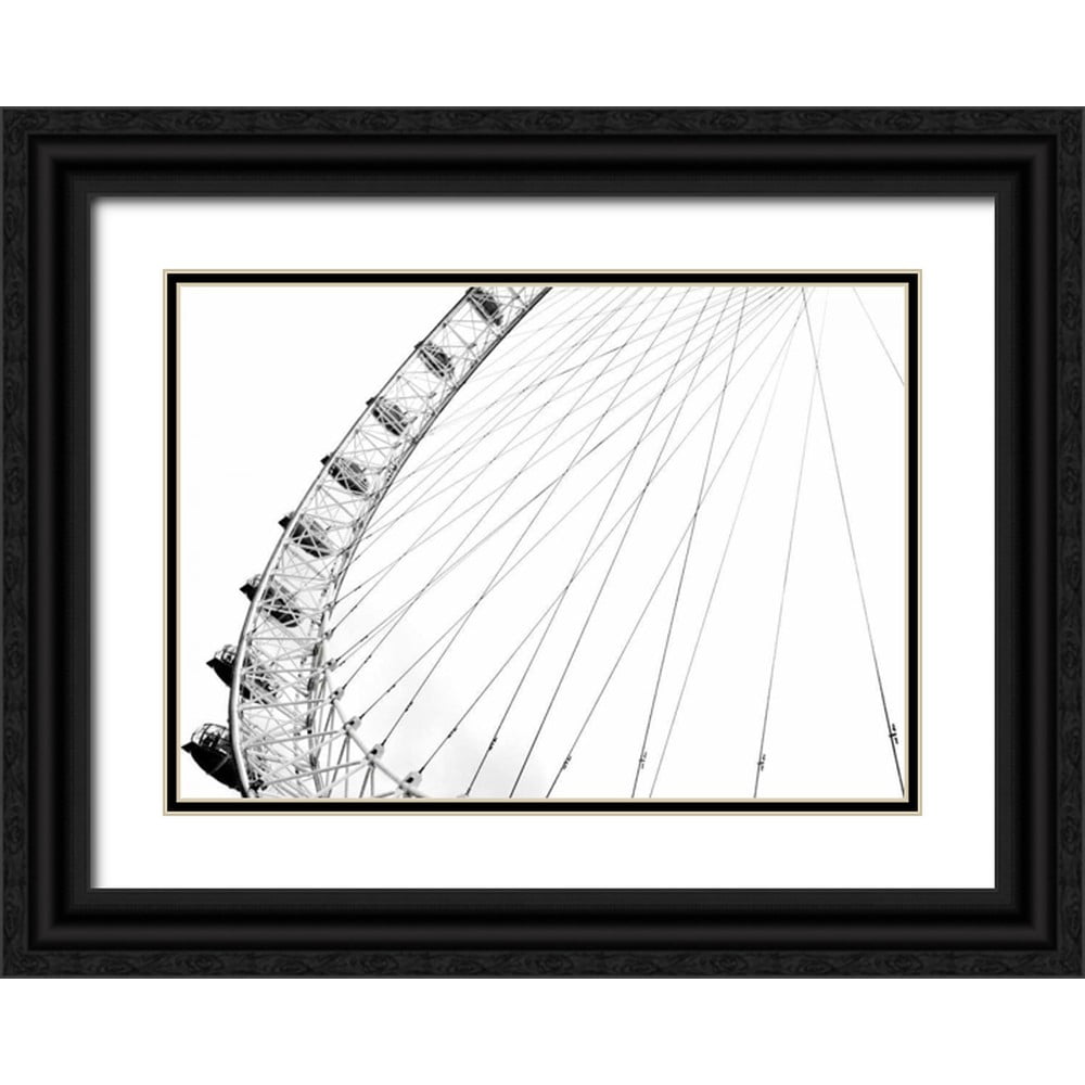 Miamee, Golie 32x24 Black Ornate Wood Framed with Double Matting Museum ...