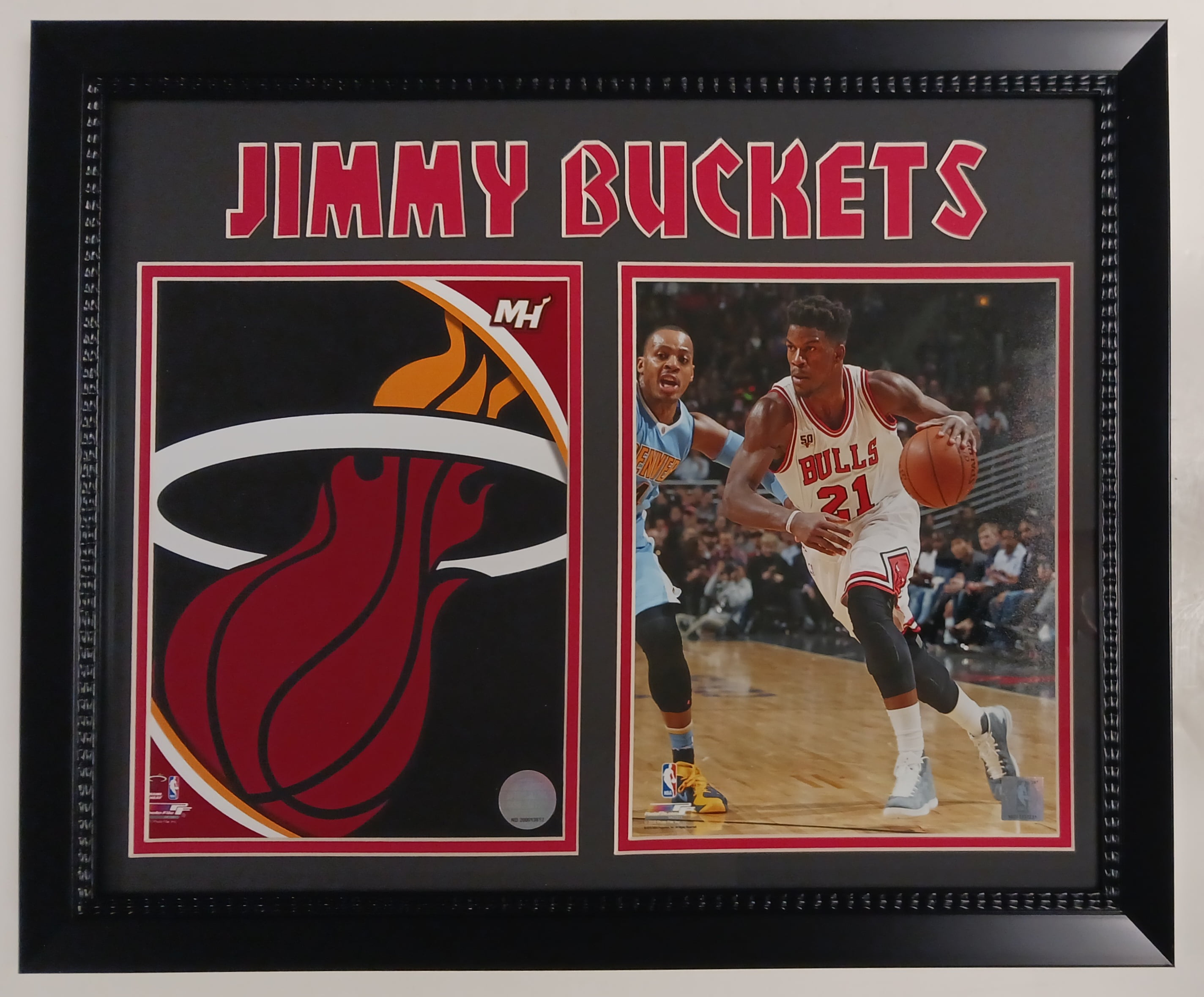 Miami Basketball J. Buckets 12x15 Custom Frame - Walmart.com
