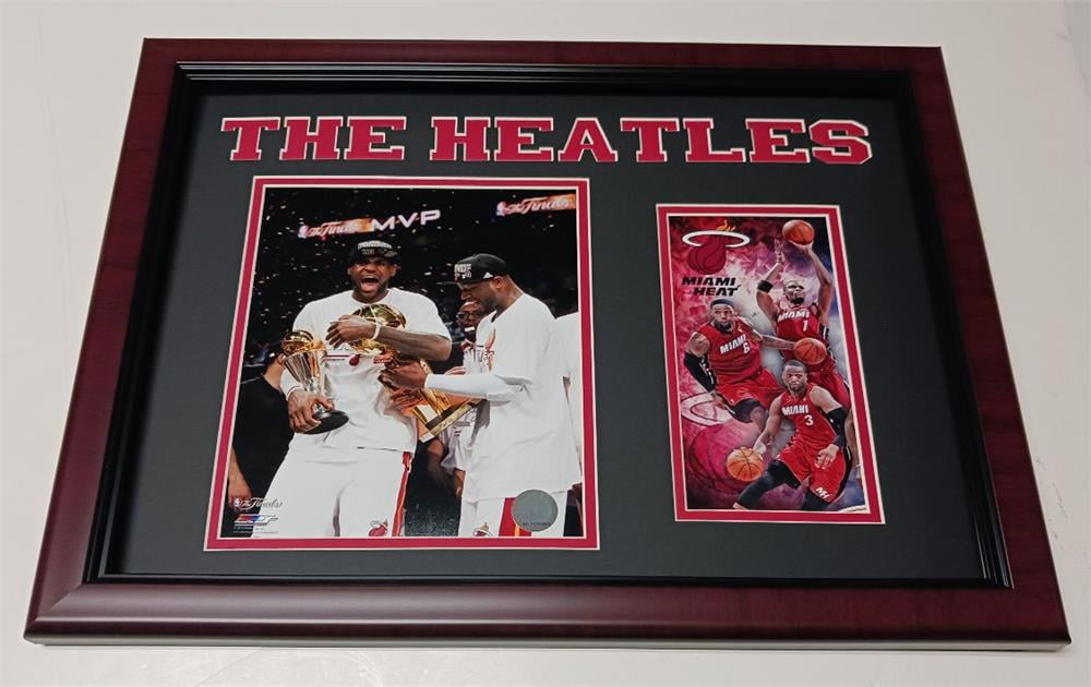 Miami Basketball The Heatles 12x18 Custom Frame - Walmart.com