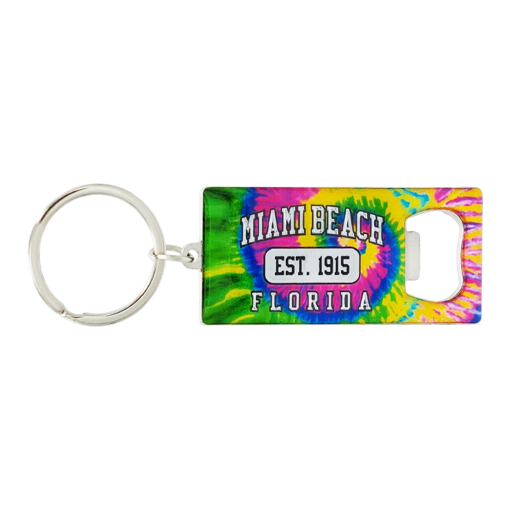 Miami Beach Souvenir Gift Keychains for Men & Women, Miami Beach Bottle ...