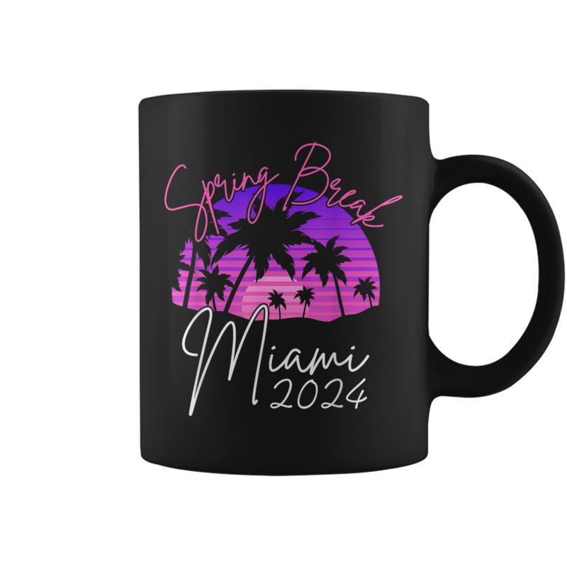 Miami Beach Spring Break 2024 Coffee Mugs - Walmart.com