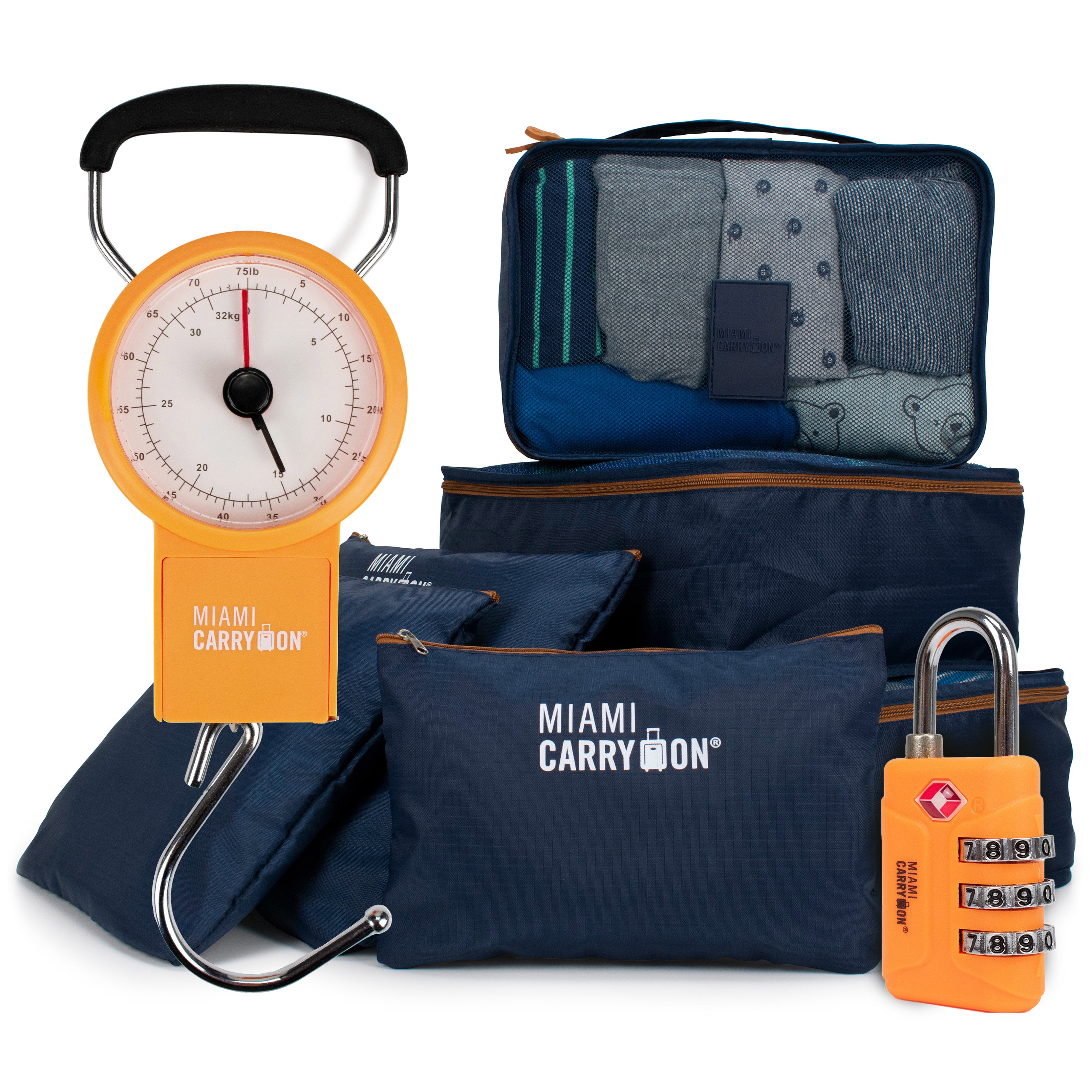 Miami CarryOn Essential Travel Kit Combo (Navy) - Walmart.com