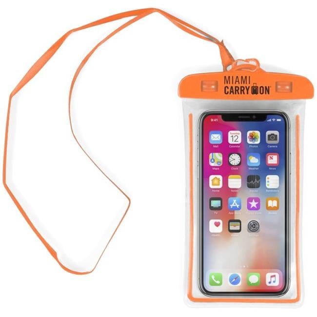 Miami CarryOn IPX8 Floating Waterproof Smartphone Case (Orange ...